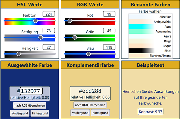 Farbe – SELFHTML-Wiki