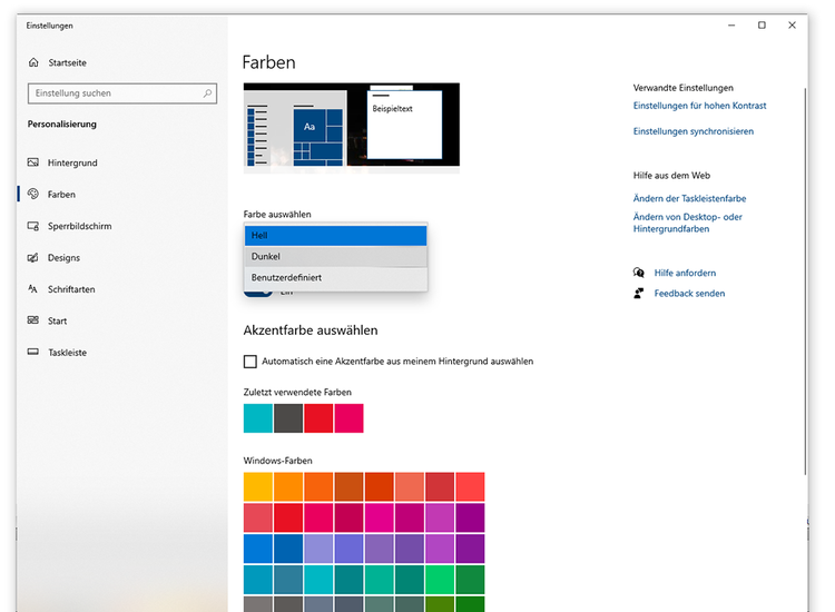 Farbe/Dark Mode – SELFHTML-Wiki