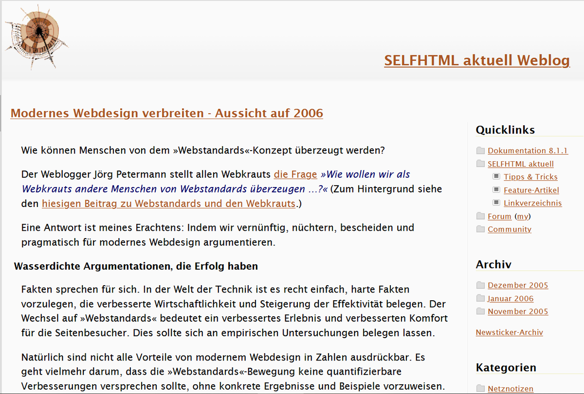 SELFHTML:Verein/Chronik – SELFHTML-Wiki